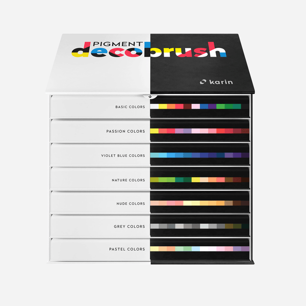 Karin Pigment DécoBrush MASTER 84pc Set – Karin Markers - North America